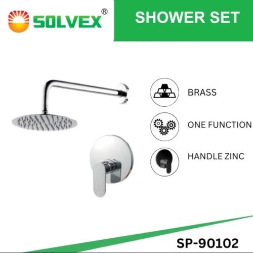 Jual Kran tanam shower set chrome / Kran tanam mixer set chrome ...