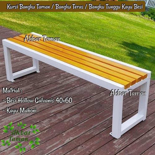 Jual Kursi Bangku Taman Panjang / Kursi Teras Panjang / Bangku Outdoor ...