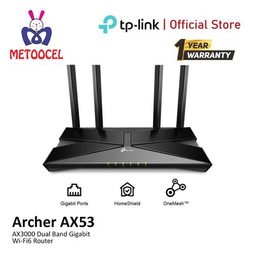 Promo TP-LINK Archer AX53 AX3000 Dual Band Gigabit Wireless AX-53 WiFi ...