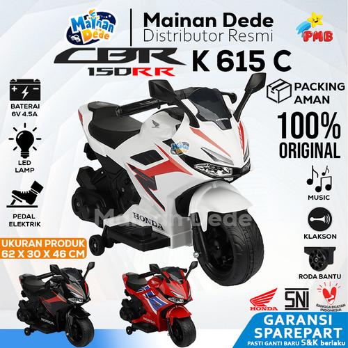 Promo Mainan Motor Anak PMB K615C AKI k615 MANUAL CBR 150RR MURAH ...
