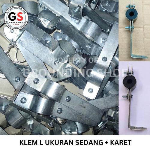 Jual KLEM L SEDANG + Karet / Klem Penyangga Kabel BC - Jakarta Pusat ...