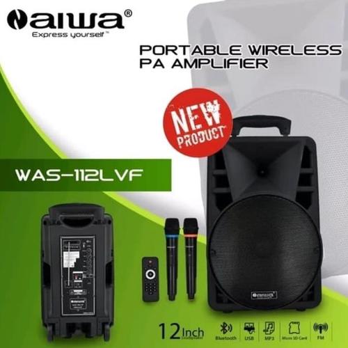 Jual | PORTABLE SPEAKER AIWA 12 INCH ISI 2C WIRELLES PEGANG2 - AIWA 12 ...