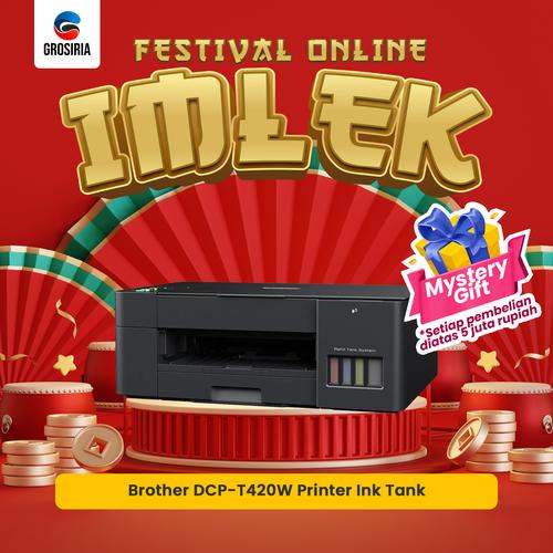 Promo BROTHER Printer Ink Tank Inkjet DCP T420W T420 W Print Scan Copy ...