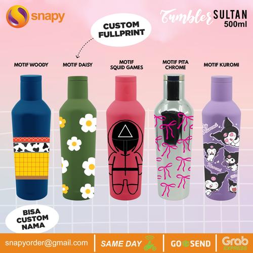 Promo TUMBLER TERMOS SULTAN STAINLESS CANTEEN CUSTOM HJP 500 - Ungu ...