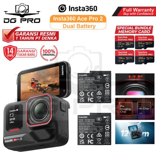 Promo Insta360 Ace Pro 2 Single Battery / Dual Battery + Xplorer Grip ...