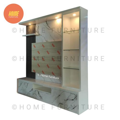 Jual Backdrop TV partisi minimalis kekinian tempat TV mempercantik ...