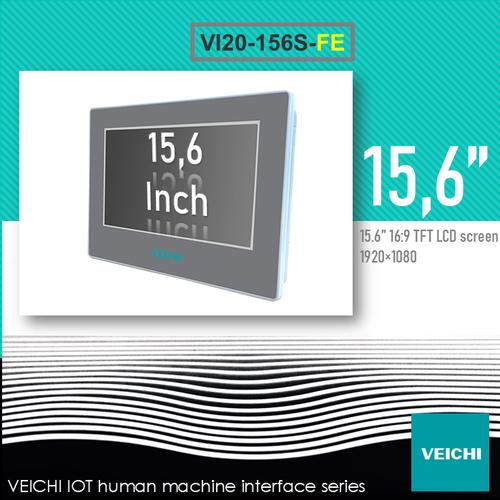 Promo HMI VEICHI VI20-156S-FE 15.6" 16:9 1920*1080, 16bit color,DC24V ...
