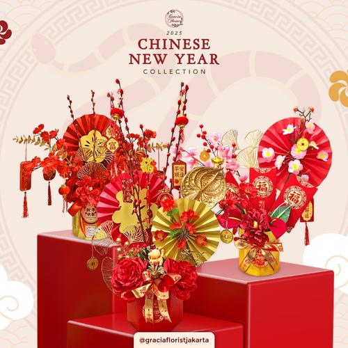 Jual [Small Size] Bunga Imlek Elegan/Bloom Box Imlek - CNY Collection ...
