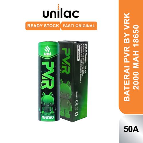 Promo Baterai 18650 PVR by VRK 2000 mAh - PVR by VRK X TRML Battery ...