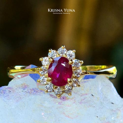 Promo Natural African Ruby Ring (04) - Kab. Gianyar - Ky Gemstone Jewelry | Tokopedia