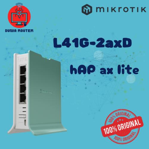 Jual Mikrotik L41G-2axD , hAP ax lite Wireless Wi-Fi 6 Router AX600 - Jakarta Pusat ...