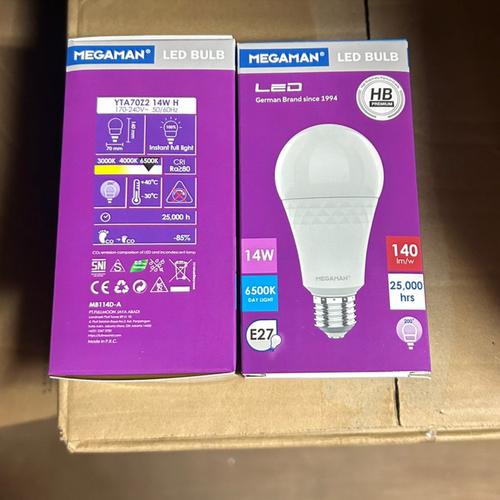 Jual MEGAMAN Lampu LED X Serial Bulb MEGAMAN YTA70Z2 14W H Cahaya Putih ...