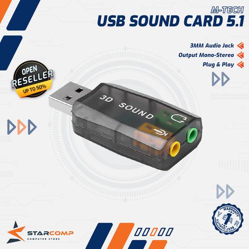 Jual USB Sound 5.1 Original Sound Card M-Tech - Kota Semarang - Starcomp Semarang | Tokopedia