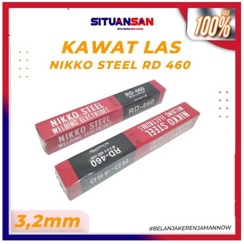Jual Kawat Las RD 460 3,2mm Welding Electrode AWS E6013 5kg NIKKO STEEL ...