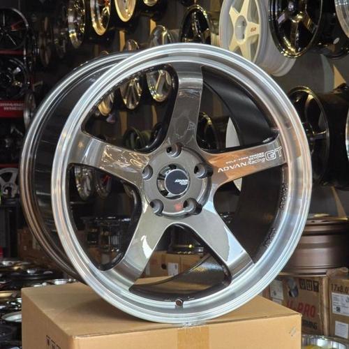 Jual velg racing ring 18 pcd 5x114,3 ADVAN GT FLOW FORMING velg mobil r18 lebar 9,5 zenix reborn ...