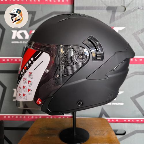 Jual Helm Half Face KYT NFJ Solid Black Matt Original - M - Kota Bekasi ...
