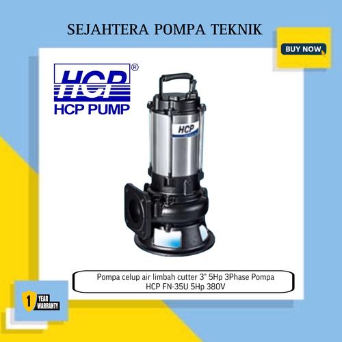 Jual Pompa celup air limbah cutter 3" 5Hp 3Phase Pompa HCP FN-35U 5Hp ...