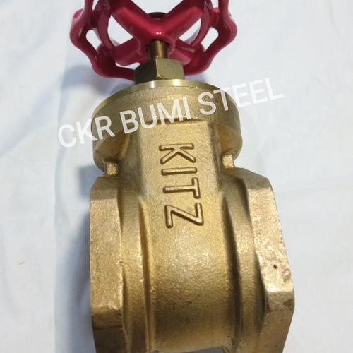 Jual GATE VALVE 2 1/2" INCH KUNINGAN / STOP KRAN 2 1/2" INCH KUNINGAN ...