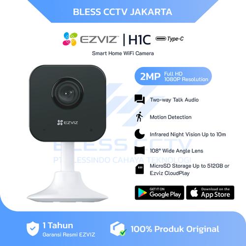 Jual Ezviz H1C 2MP 1080P Smart Home IP Camera CCTV Indoor Wifi Type C ...