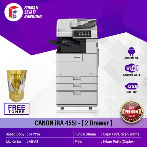 Jual Mesin Fotocopy Canon iRA 4551 Ready Stock - 110 Volt, Tanpa Peti ...