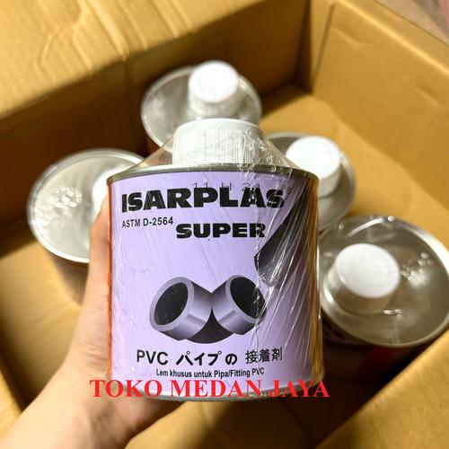 Jual LEM ISARPLAS PIPA PVC KALENG 400 GRAM ASLI ORIGINAL ISARPLAS ...