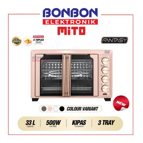 Promo MITO Oven Listrik Fantasy 33L MO-300 / Electric Oven MO300 Double Door Series - 33 Liter ...