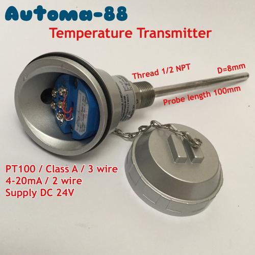 Jual WISNER WTT-231 Temperature Sensor Transmitter 4-20mA 2 wire DC 24V ...