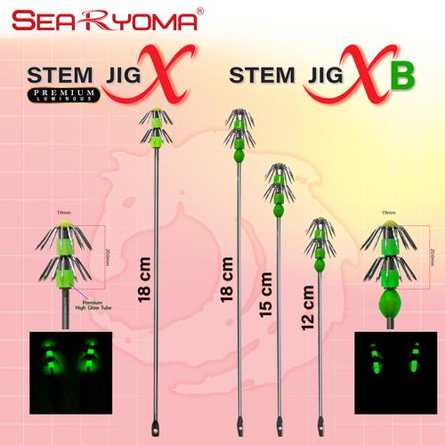Jual SeaRyoma Stem Jig X 18 cm - Pancing Cumi Garong Stainless Steel 18 ...
