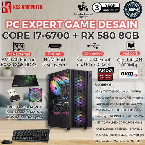 Jual [Baru]Komputer/PC Rakitan I7 + VGA 8GB Untuk Desain Game Siap ...