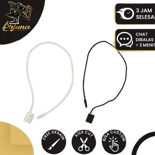 Jual Label Tali Baju / Tali Hangtag baju / Tali hang tag - Putih - Kota ...