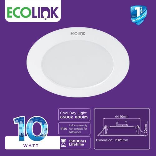 Promo ECOLINK LAMPU LED DOWNLIGHT EDL MULTIPACK 10W 6500K - Jakarta ...