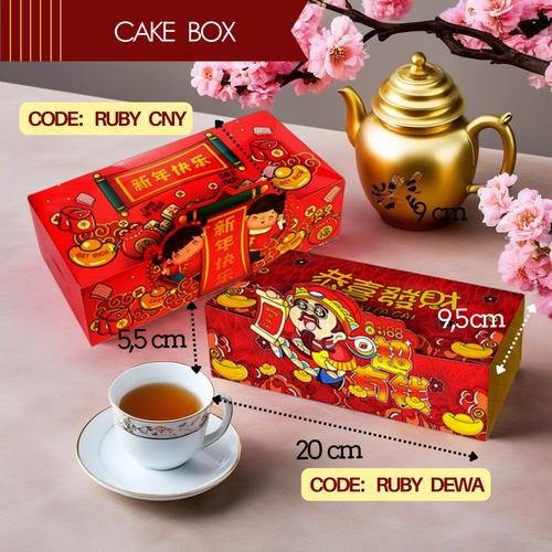 Jual Box Kue Keranjang 9,5x19 Imlek / Dus Kue Lapis Imlek / Packaging ...