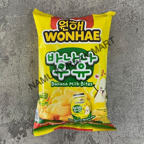 Jual Wonhae Banana Milk Bites Original / Snack Rasa Susu Pisang ...