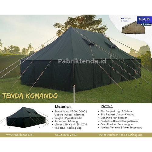 Jual TENDA KOMANDO TNI BARAK | TENDA REGU MILITER - TENDA PLETON ...