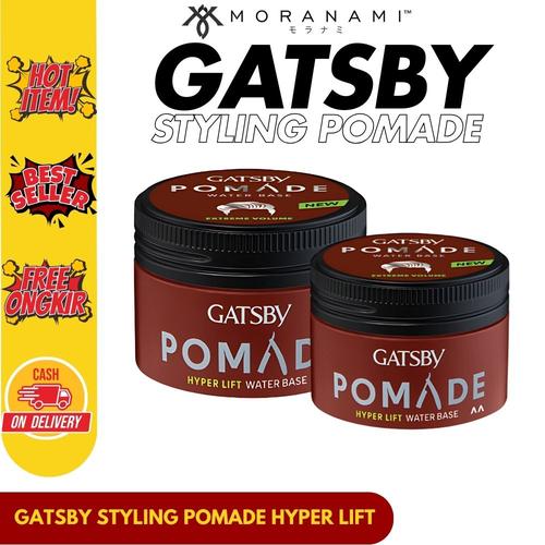 Jual GATSBY Styling Pomade Hyper Lift Pomade Minyak Rambut Pria Water ...