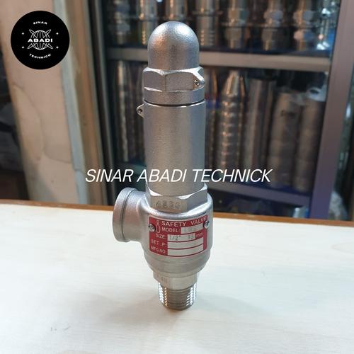 Jual SAFETY VALVE 1/2" INCH STAINLESS STEEL SS304 20 Kg / BAR - Jakarta ...