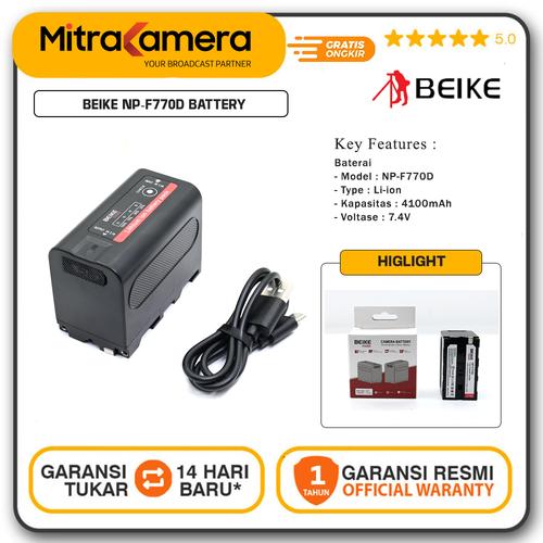 Jual Beike NP-F770D Baterai 4100mah - Jakarta Selatan - Mitrakamera ...