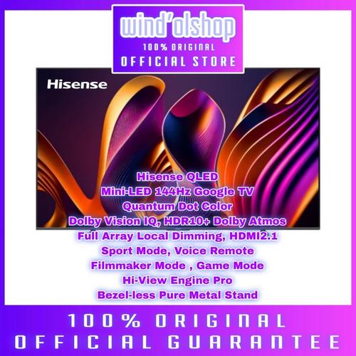 Promo Hisense 100Q7N Smart Google TV Quantum Dot QLED 4K UltraHD 100 ...