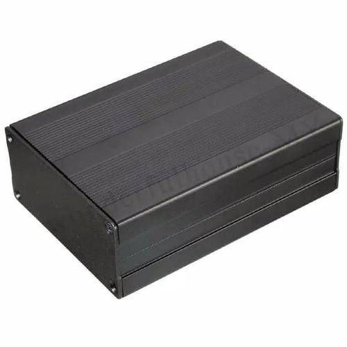 Jual DIY box alumunium aluminium kotak elektronik enclosure hitam ...
