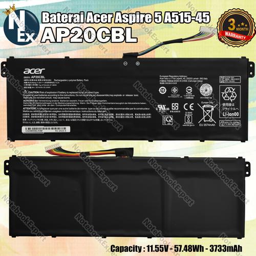 Jual Baterai Acer Aspire 5 A515-45 7 A715-42G Swift 3 SF314-511 AP20CBL ...