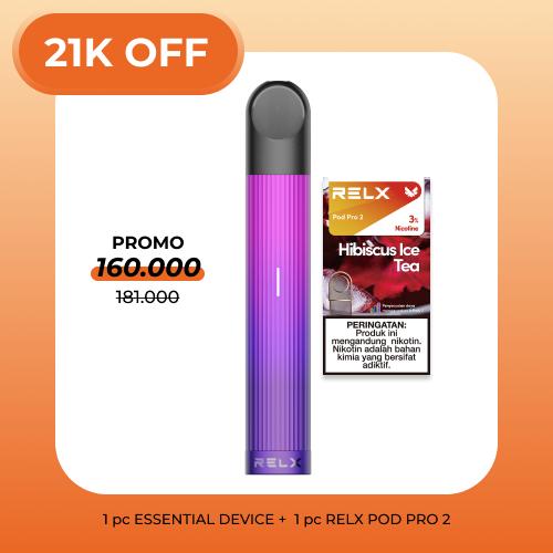 Jual RELX Bundle Essential Neon Purple Device and Pod (Isi 1 Pod ...