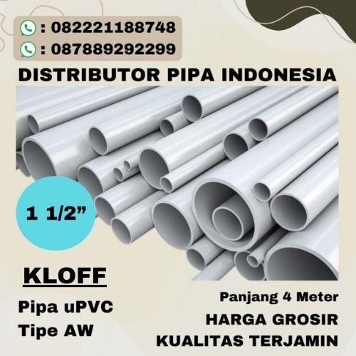 Jual Pipa KLOFF uPVC 1 1/2" Type AW - Jakarta Utara - Pusat Pipa dan ...