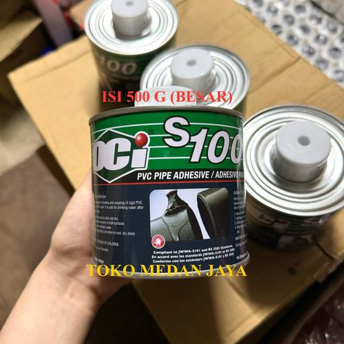Jual LEM PIPA OCI ADHESIVE 500 GRAM LEM PVC KEMASAN KALENG ORIGINAL ...