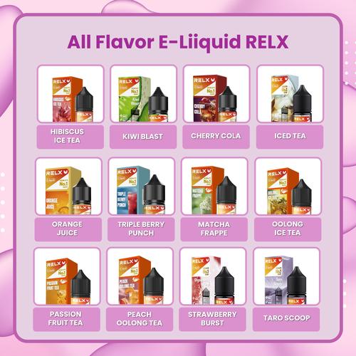 Jual RELX Liquid Saltnic 30ml All Flavors - Matcha Frappe - Jakarta ...