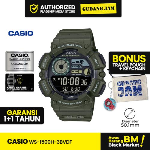 Promo Casio General WS-1500H-3BVDF WS-1500H-3B WS-1500H WS1500H Cicil 0% 3x - Kota Bandung ...