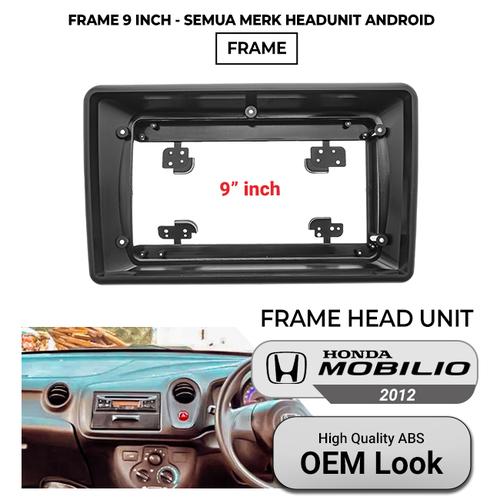 Jual Frame Head Unit Honda BRIO/MOBILIO GEN 1 2012-2015 9" inch OEM ...