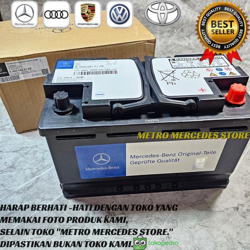 Jual AKI ACCU A0009822108 MERCEDES BENZ W205 W215 W253 W118 W247 W177 ...