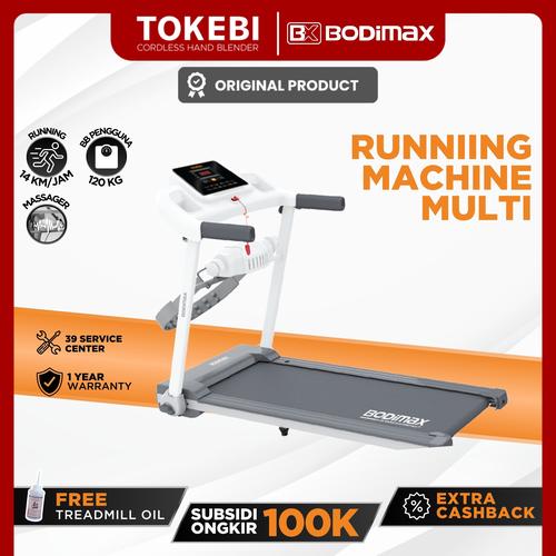 Promo BODIMAX RUNNING MACHINE MULTI – FOLDING TREADMILL / GYM Cicil 0% ...