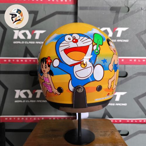 Jual Helm Jadul Klasik Retro Half Fafe MDS Magnum Motif Doraemon Summer ...