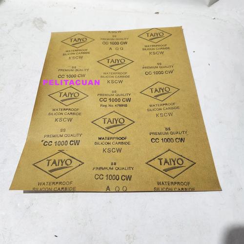Jual Taiyo Amplas waterproof kertas amplas duko lembaran Ampelas - 1000 ...